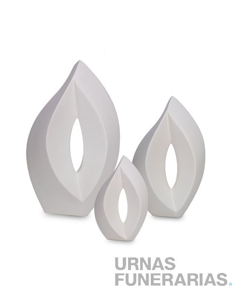 Preciosa mini urna para cenizas cerámica blanco mate 'Venezia' | URNAS ...